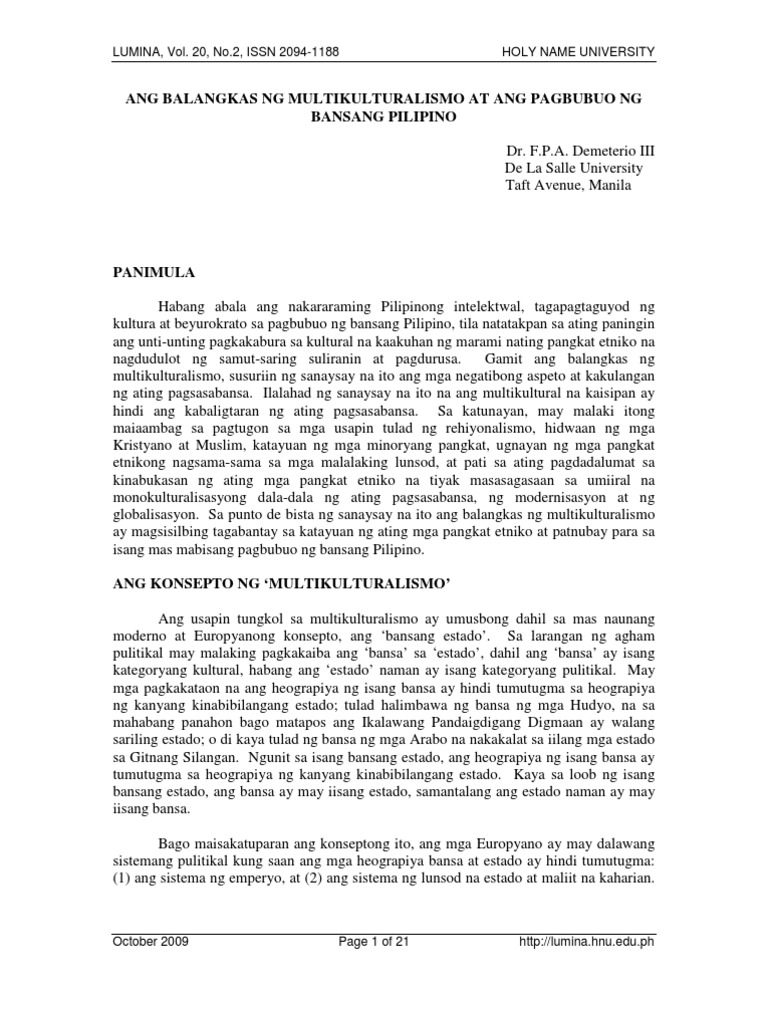 Demeterio Oct 09 | PDF