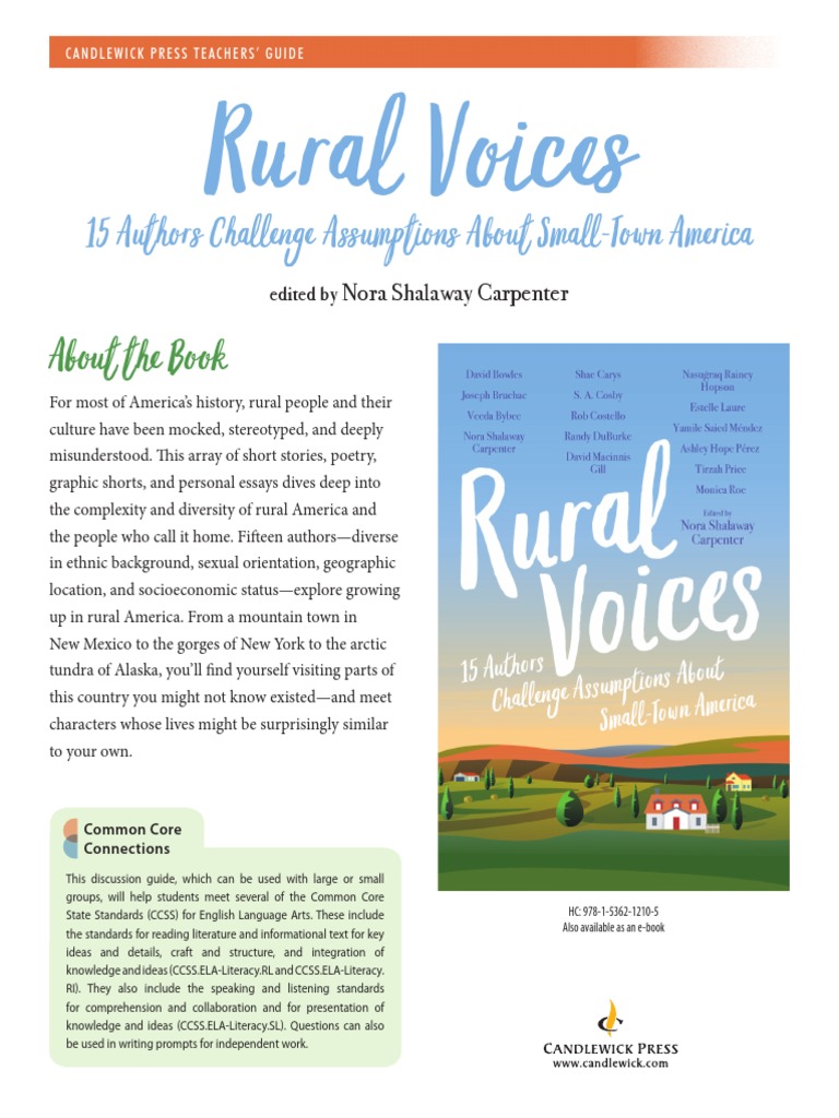 Rural Voices: 15 Authors Challenge Assumptions About Small-Town America ...