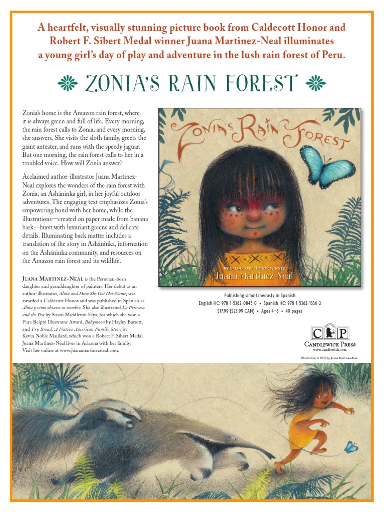 Zonia's Rain Forest by Juana Martinez-Neal Press Kit | PDF