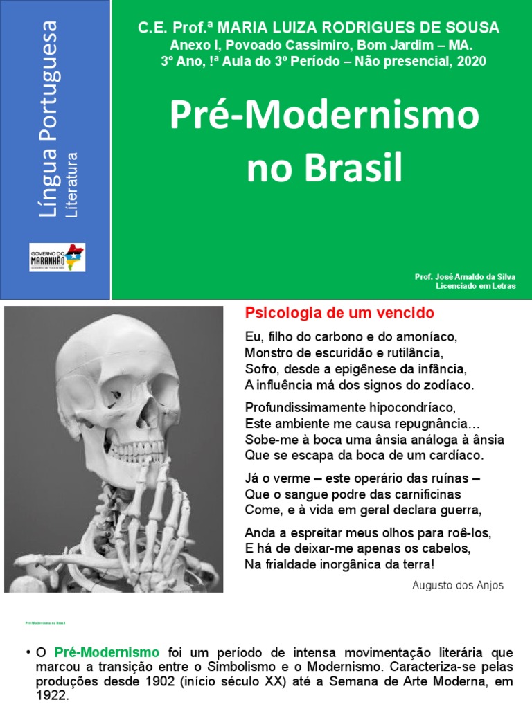 Pré-Modernismo na Literatura Brasileira | PDF | Poesia | Simbolismo (artes)