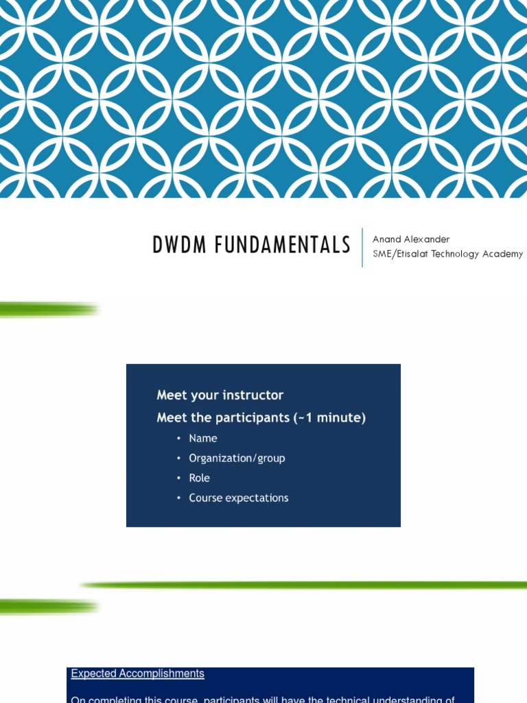 DWDM Fundamentals C | PDF | Wavelength Division Multiplexing | Fiber Optic Communication