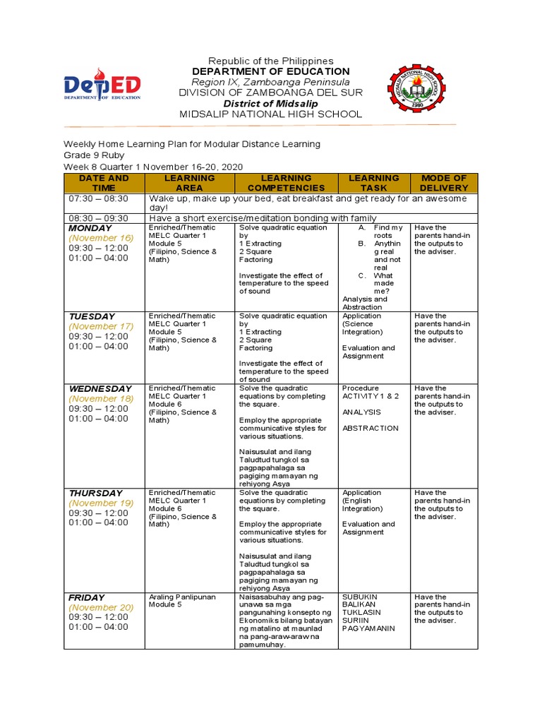 Republic of The Philippines: Region IX, Zamboanga Peninsula | PDF ...