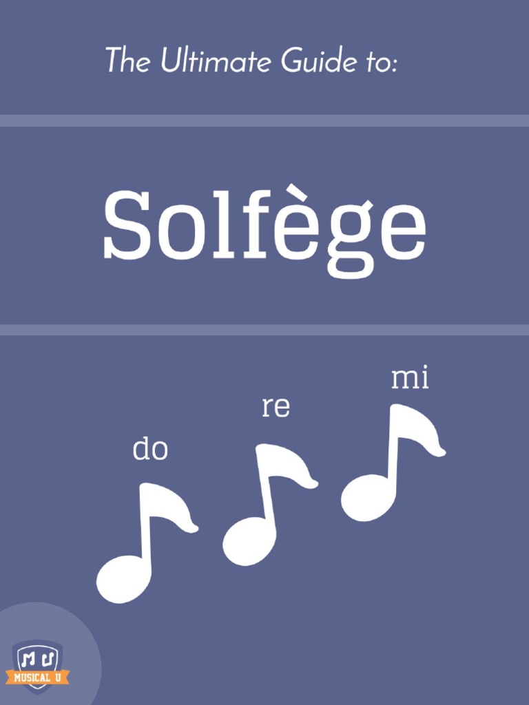 Solfege | Download Free PDF | Scale (Music) | Musicology