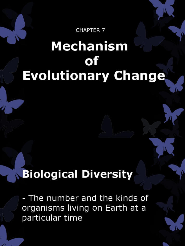 Mechanism of Evolutionary Change | PDF | Natural Selection | Evolution
