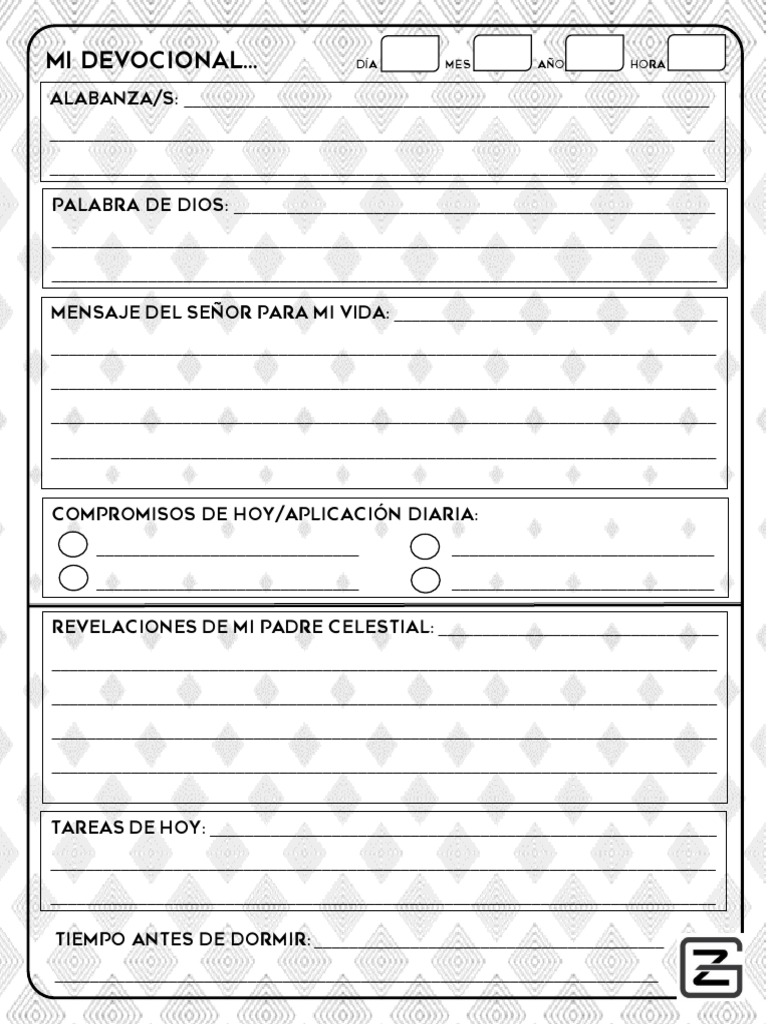 Formato Devocional ZG | PDF