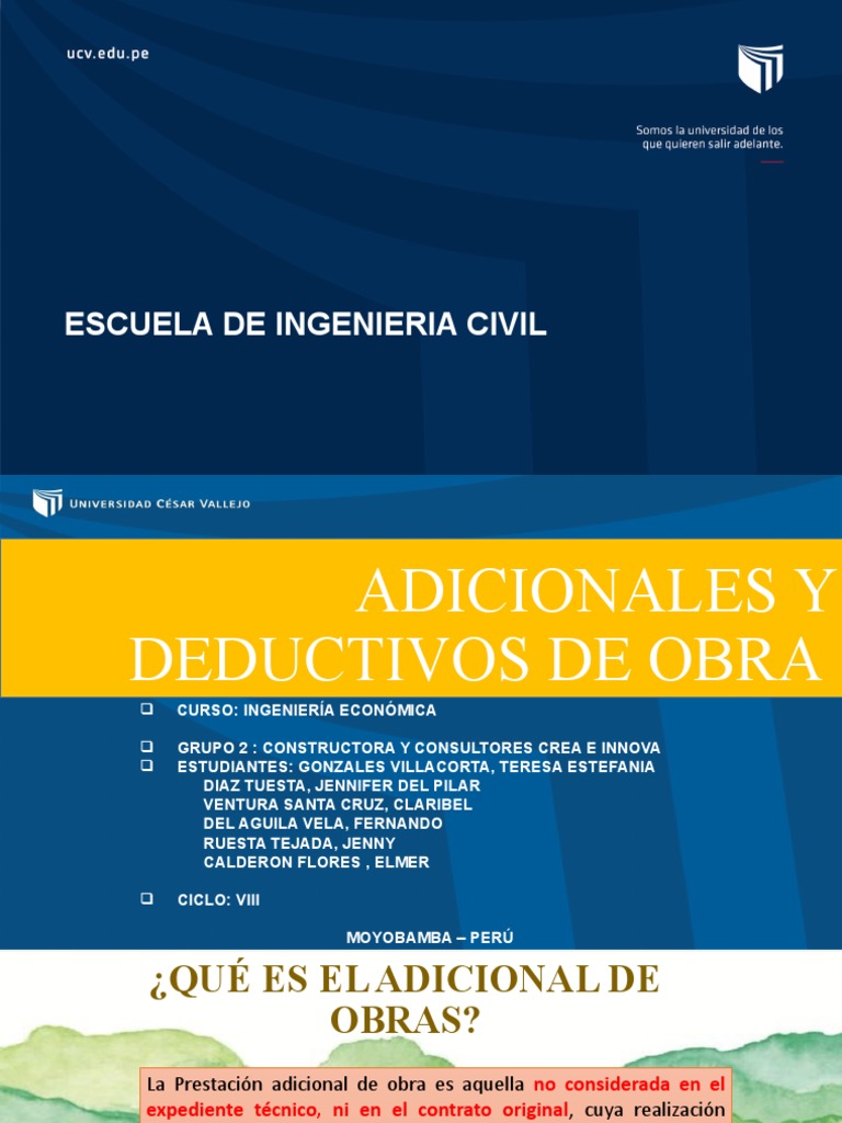 Adicional y Deductivo de Obra y Supervicion | PDF | Business