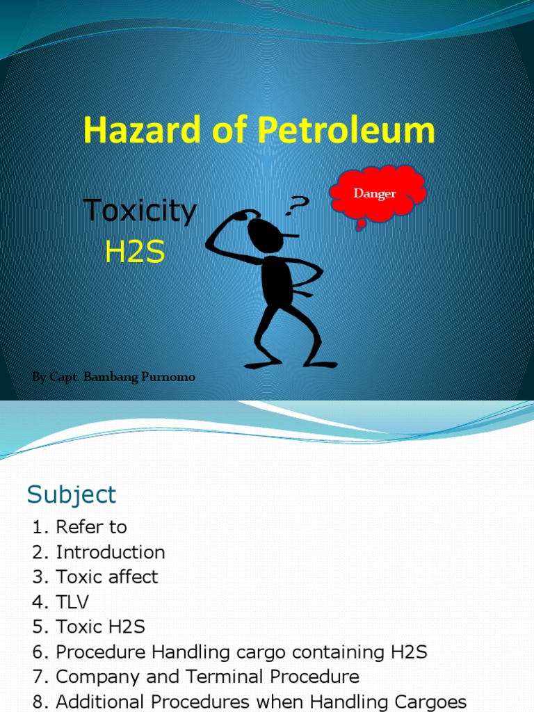 Hazard of Toxicity H2S | PDF | Toxicity | Personal Protective Equipment