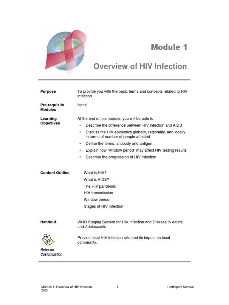Overview of Key HIV Concepts | PDF | Hiv/Aids | Lymphocyte