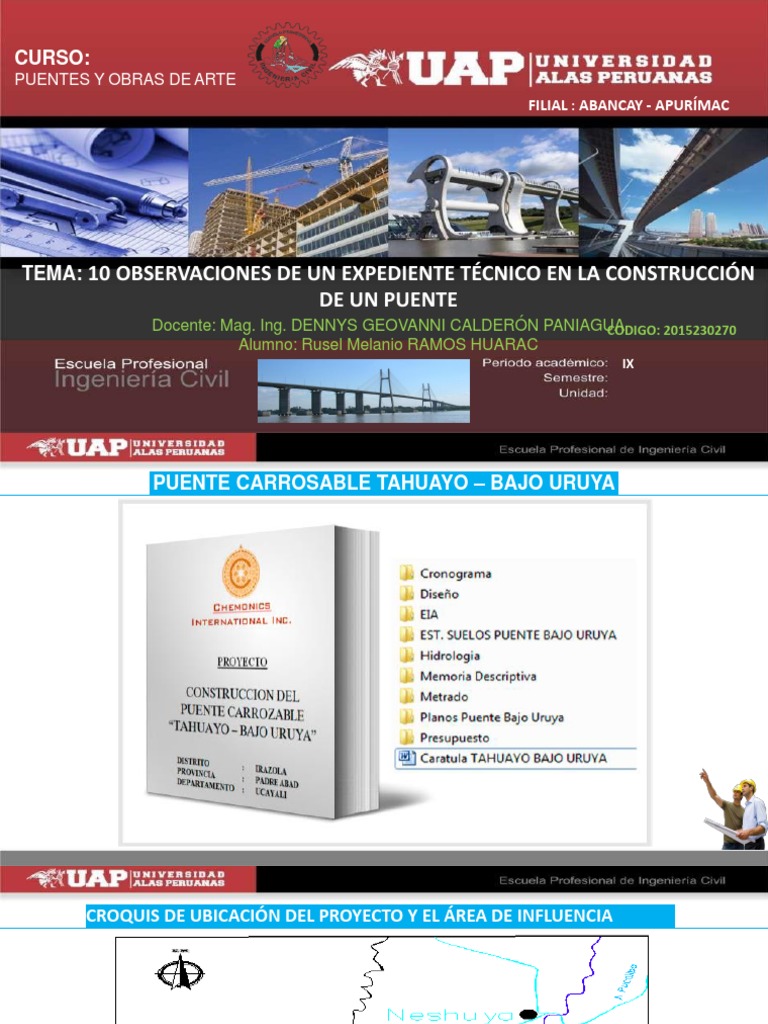 Examen Final de Puentes y Obras de Arte | PDF