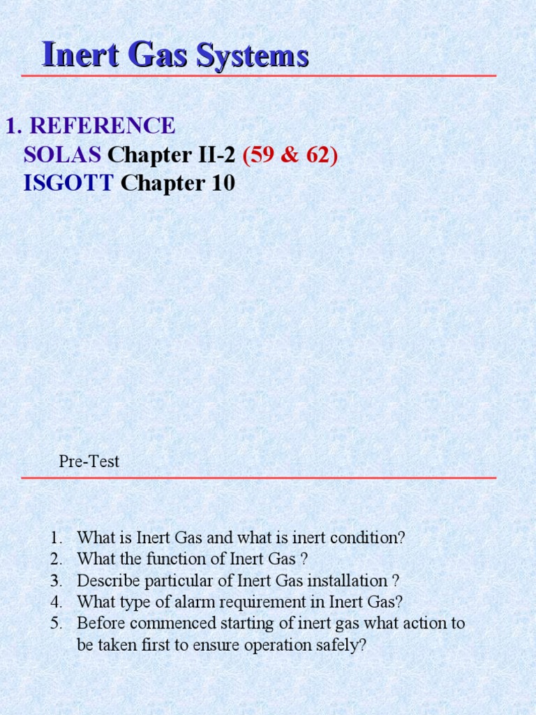 Inertgas System | PDF | Oil Tanker | Energy Technology