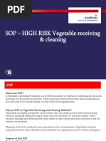 Vegetable Sanitizing - Control Sheet | PDF | Chemistry | Nature