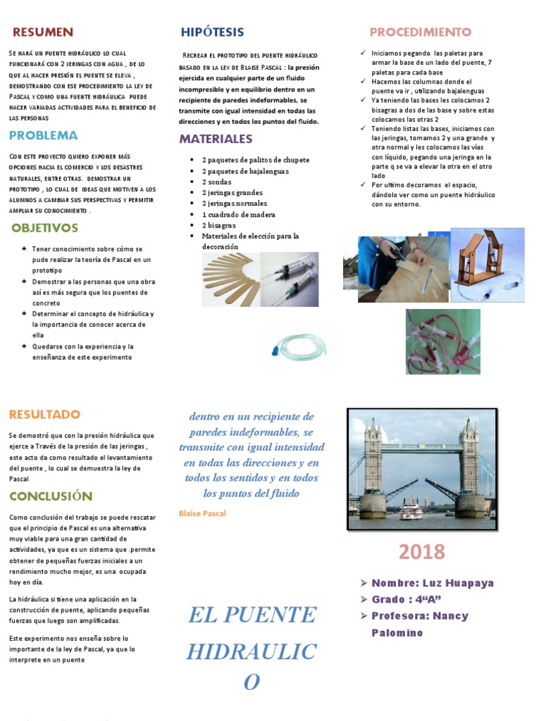 Triptico Del Experimento (Renovacion) | PDF | Naturaleza | Science