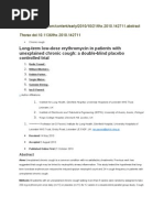 The Leicester Cough Questionnaire | PDF | Cough | Chronic Condition