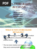 Non Store Retailing | PDF | Retail | Direct Marketing