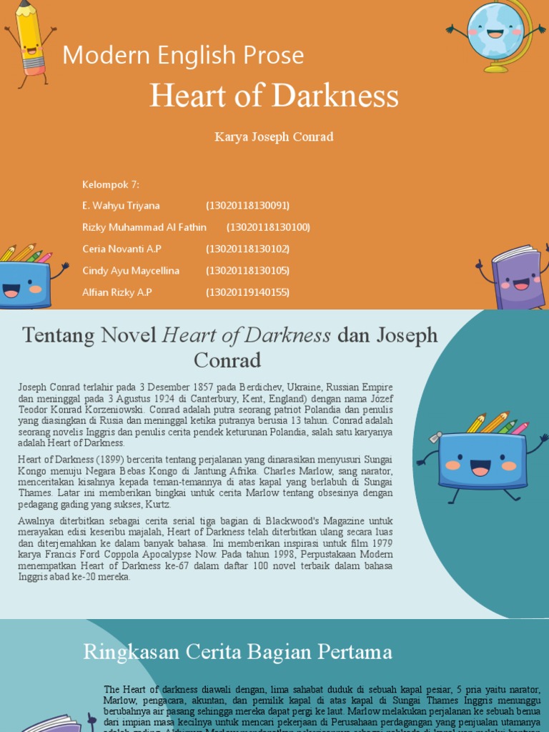 Presentasi Heart of Darkness (Plot) - Kelompok 7 | PDF