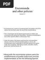 Encomienda System Presentation | PDF