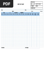 Intake and Output Chart | PDF