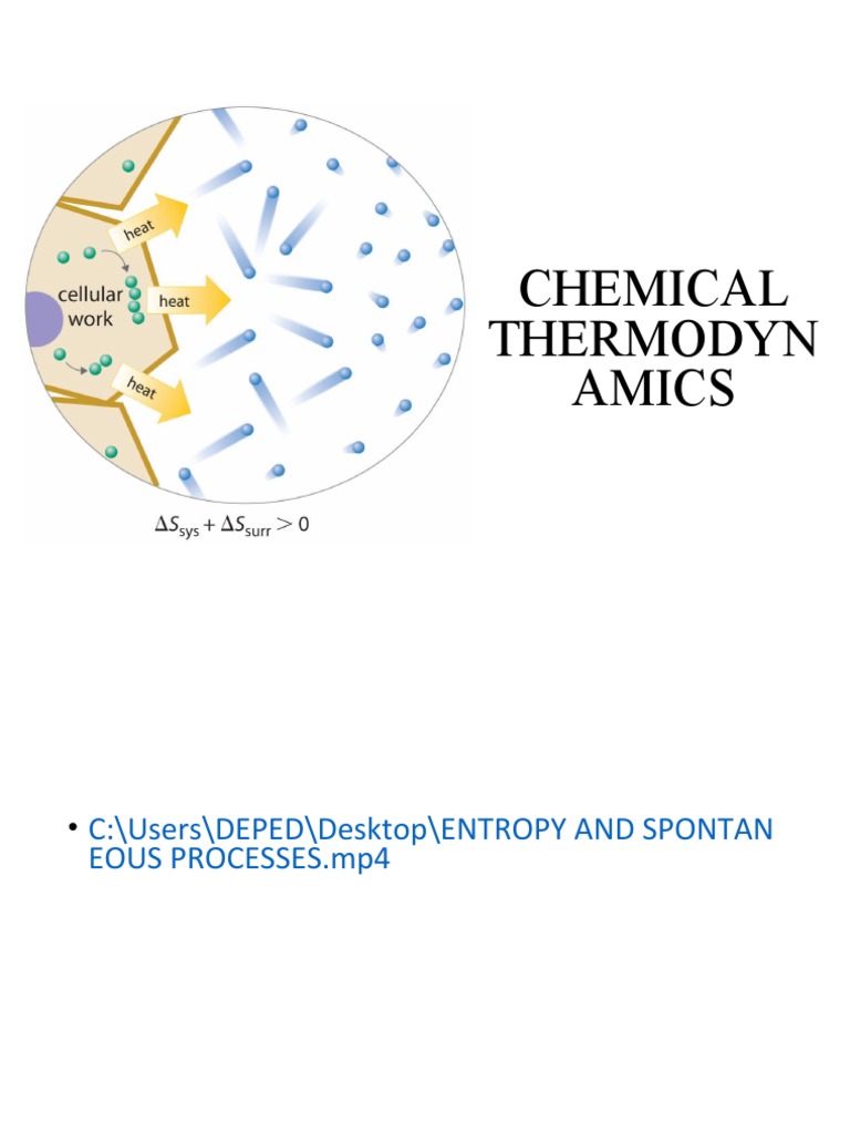 Chemical Thermodynamics | PDF | Gibbs Free Energy | Chemical Equilibrium