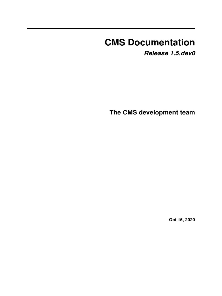 Cms Readthedocs Io en Latest | PDF | Postgre Sql | Databases