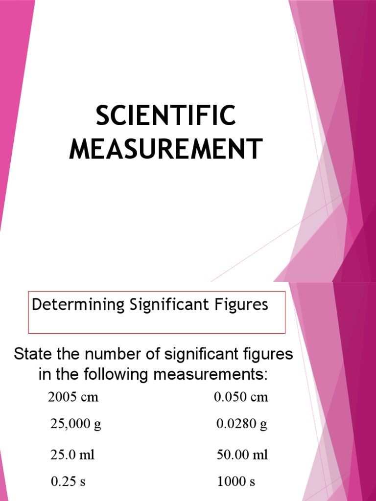Scientific Measurement | PDF | Significant Figures | Density