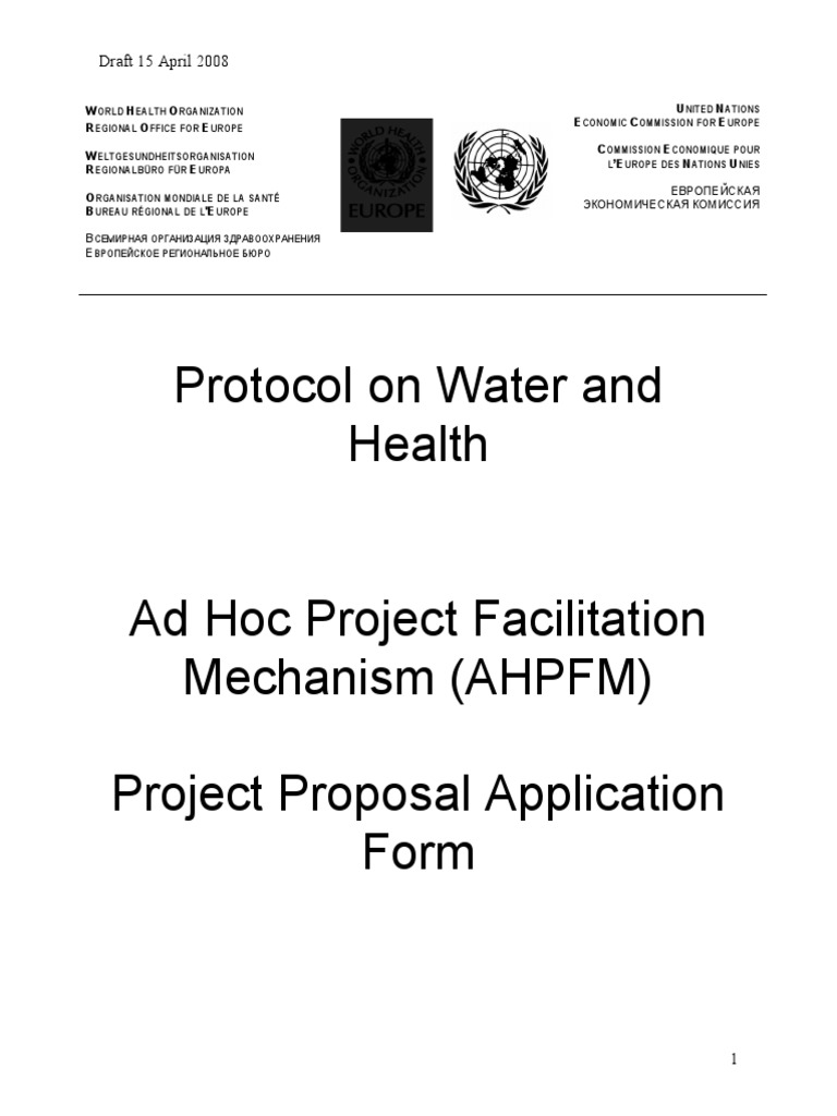 Application Form Project Proposal | PDF | Millennium Development Goals ...