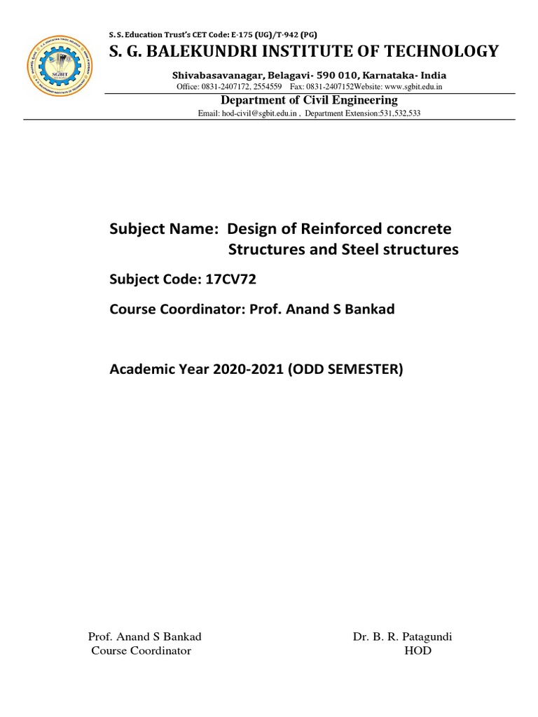 Subject Cover Page 1 | PDF