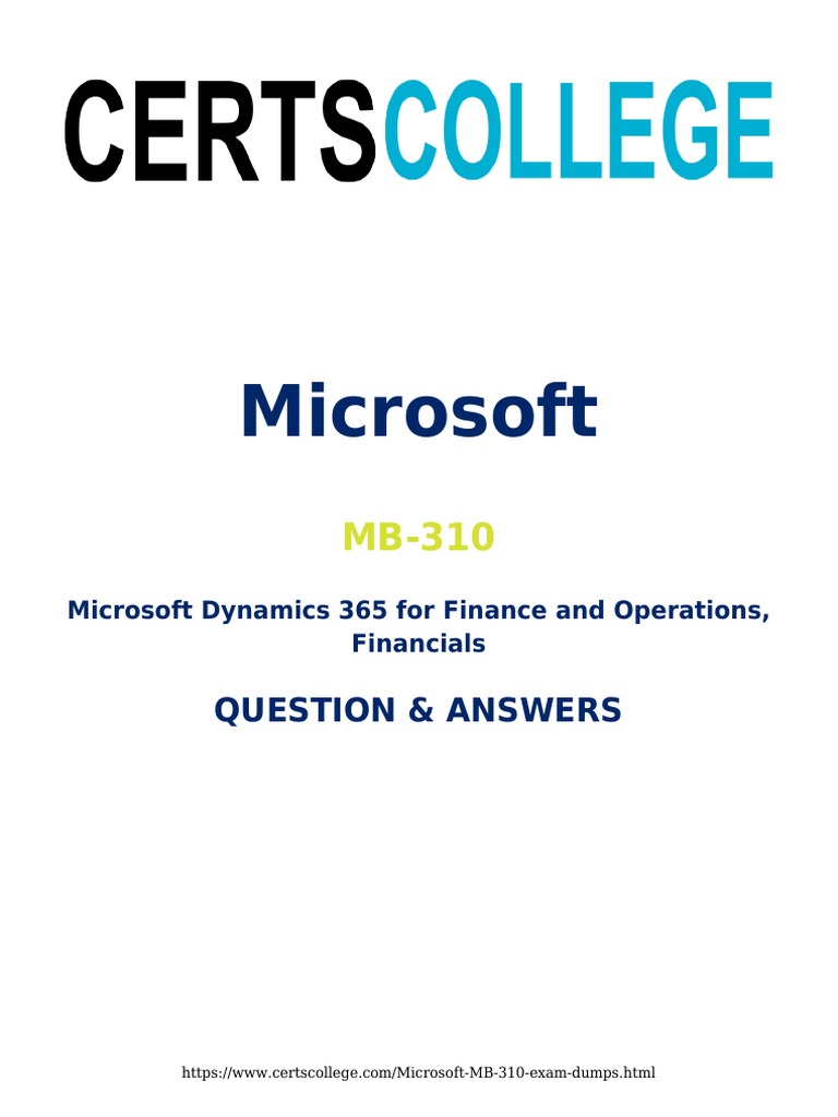 Microsoft MB-310 Exam | PDF | Inventory | Business Microsoft MB-310 Exam | PDF | Inventory | Business