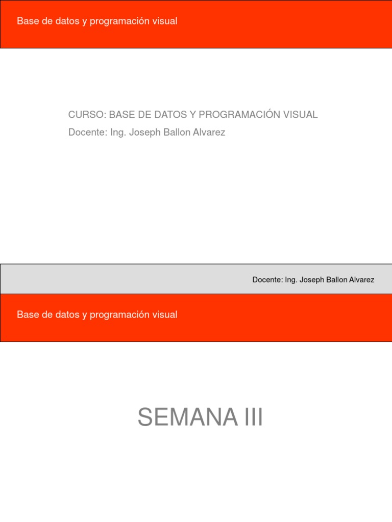 3 Modelamiento de Base de Datos | PDF | Bases de datos | Informática