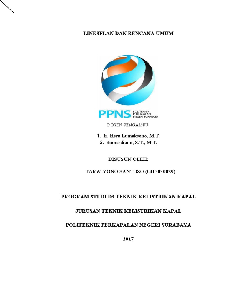 Rencana Garis dan Body Plan Kapal | PDF