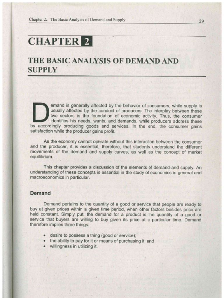 Demand and Supply PDF | PDF
