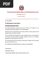 Civil Engineer Experience Certificate Format 1 | PDF