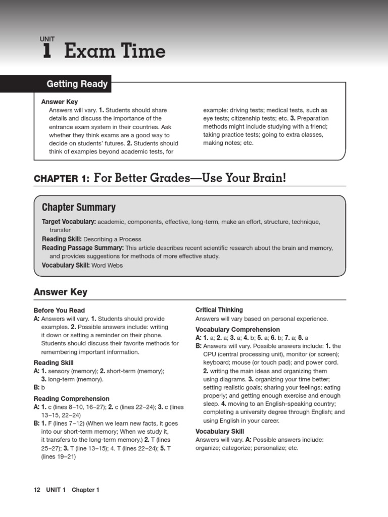 Bút Anh b1 PDF | PDF | Memory | Reading Comprehension