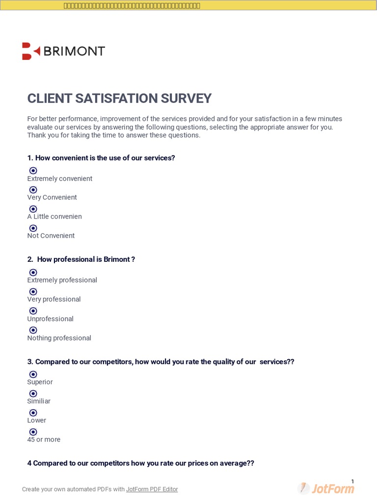 Website Questionnaire Form | PDF
