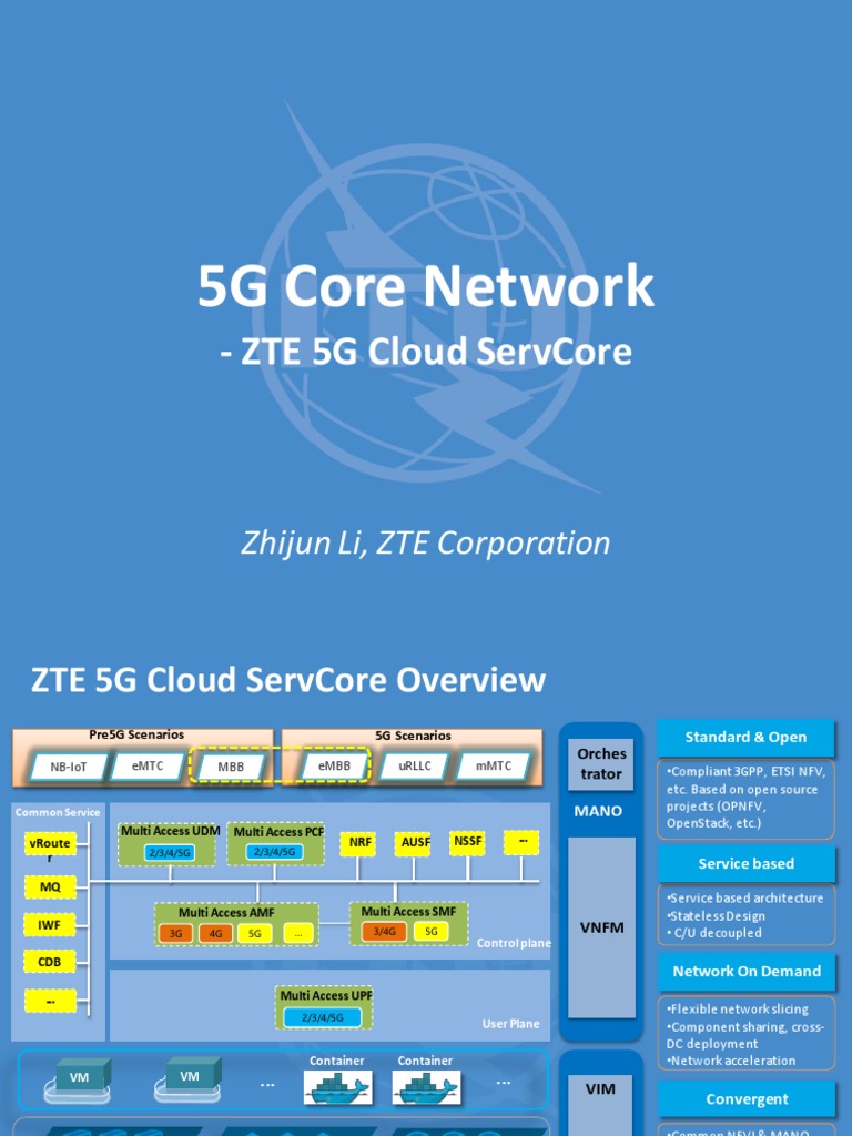 ZTE 5G Cloud ServCore Overview | PDF | Hypertext Transfer Protocol ...