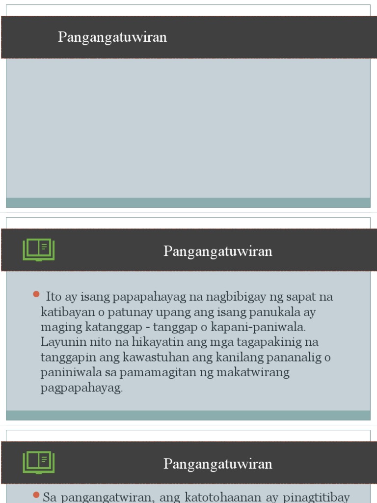 Pangangatuwiran | PDF