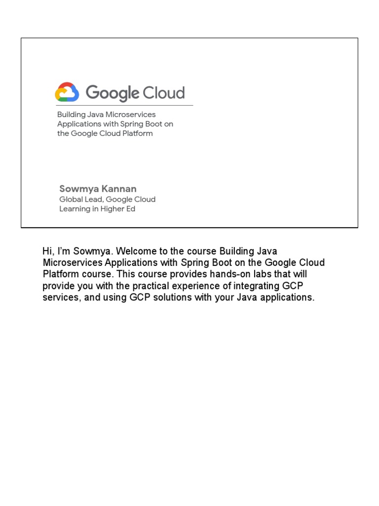 Module 0 - Building Scalable Java Microservices With Spring Boot and ...