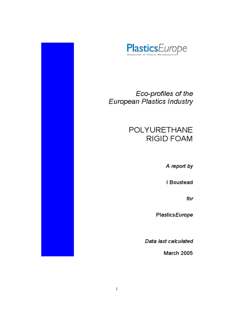 Eco Profile PU PDF | PDF | Polyurethane | Life Cycle Assessment