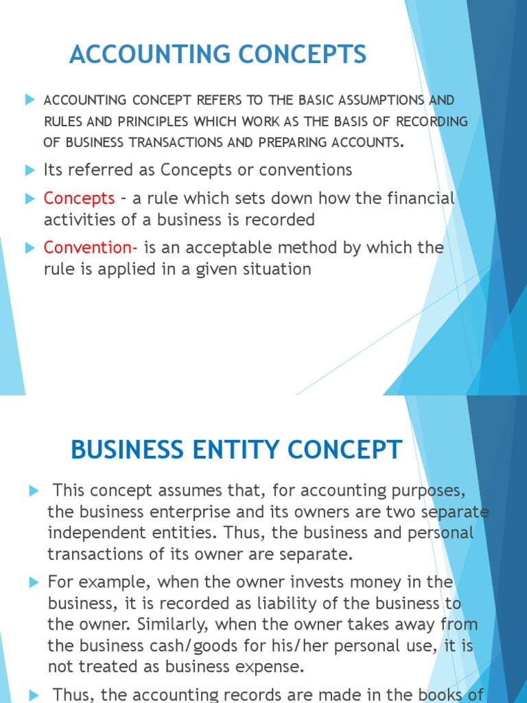 ACCOUNTING CONCEPTS and Assignment | PDF | Financial Statement | Revenue