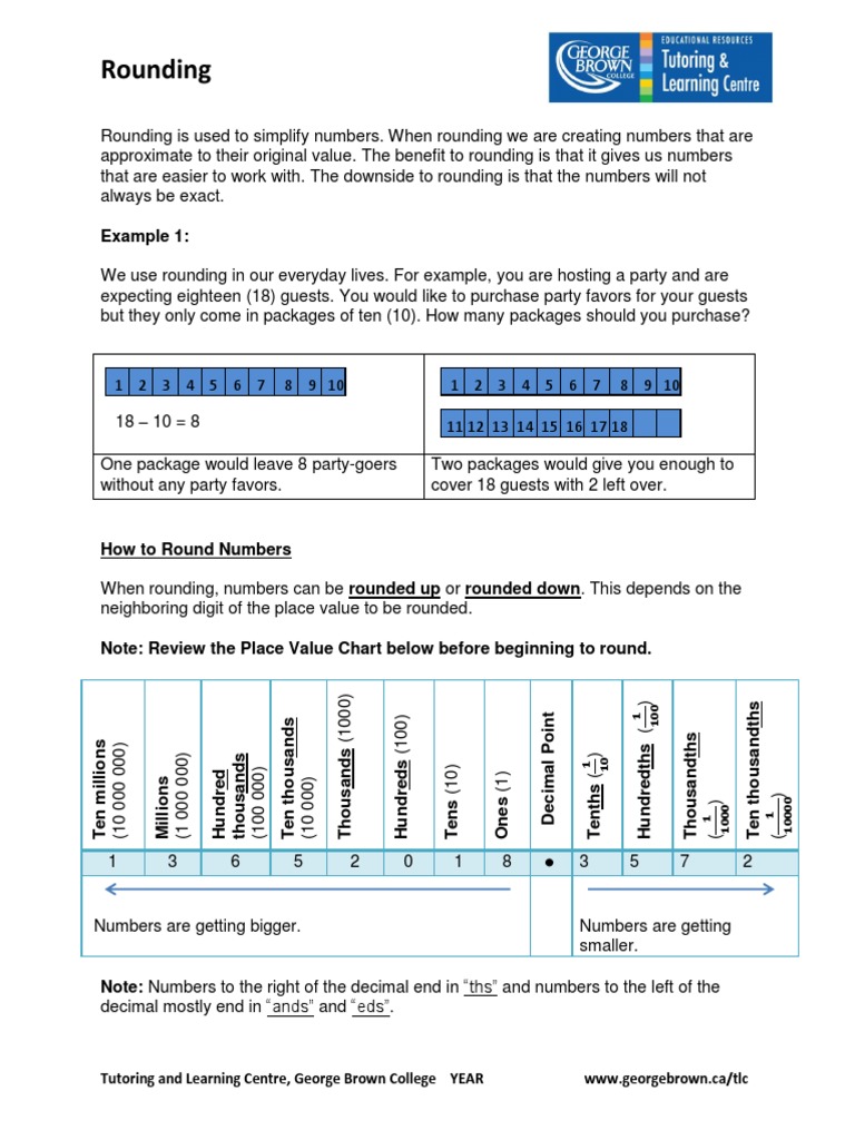 Rounding: Example 1 | Download Free PDF | Decimal | Mathematical Notation