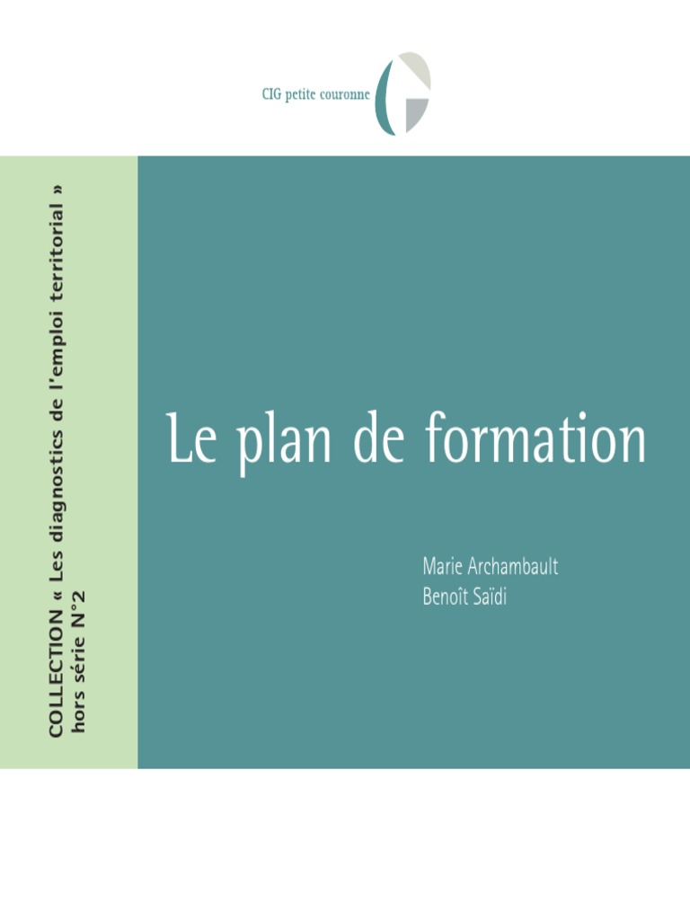 Plan de Formation: Guide Pratique et Stratégies | PDF | Gestion des ...