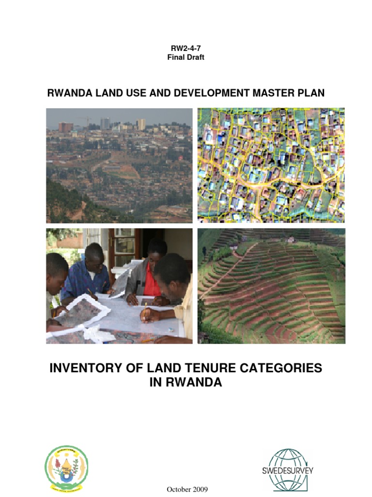 Rwanda Land Use and Development Master Plan | PDF | Wetland | Rwanda