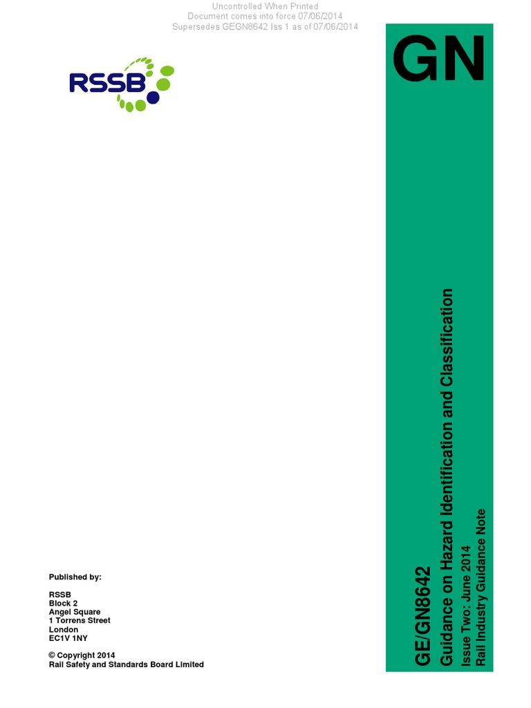 Hazard Identification Classification PDF | PDF | Hazards | Risk