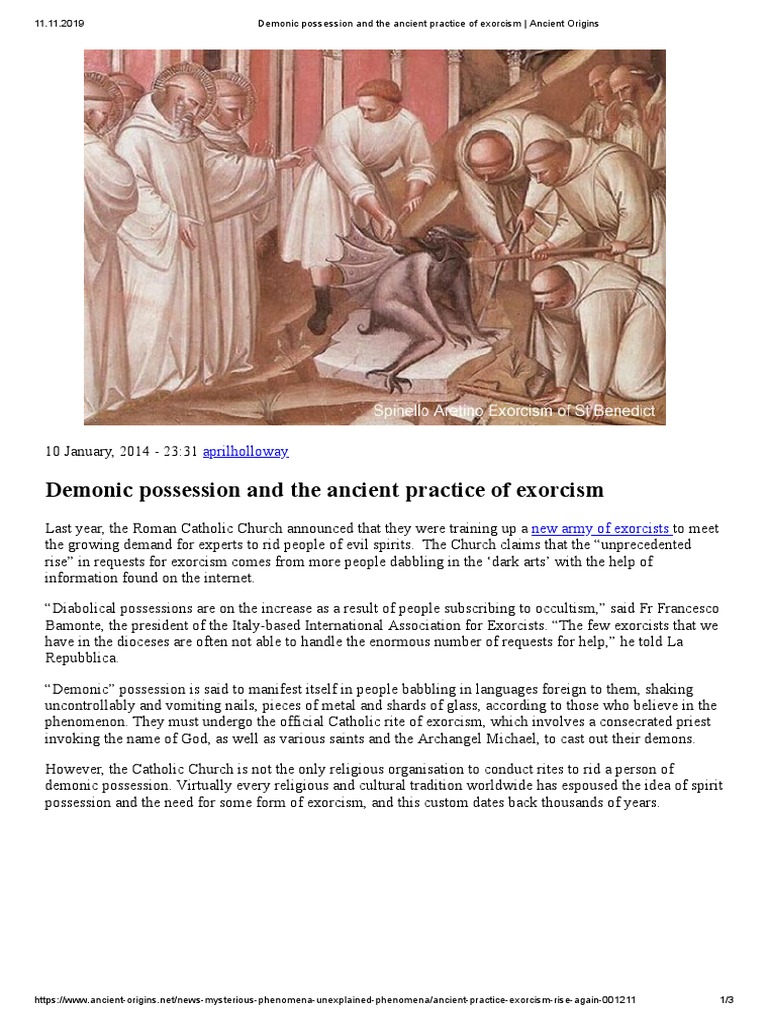 Ancient Exorcism Practices Explored | PDF | Western Esotericism ...