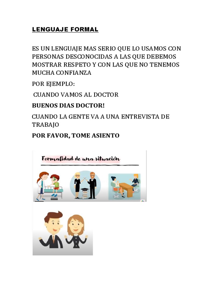 Lenguaje Formal | PDF | Bienestar