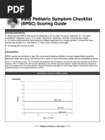 Scoring Cheat Sheet v2 | PDF | Human Development | Mental Health