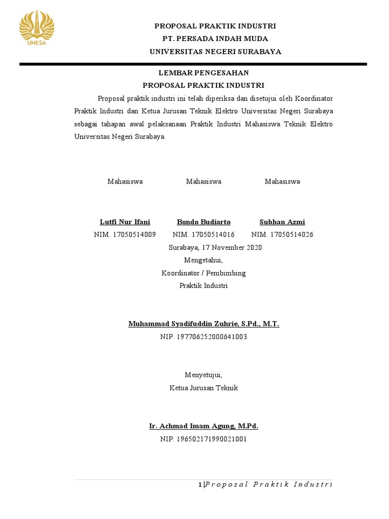 Proposal Pi Pt. Persada Indah Muda | PDF