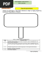 Performance Task in ESP 3 | PDF