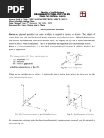Mech 1 Module 2 Unit 4 (Resultant of Non-Concurrent Forces) | PDF | Force