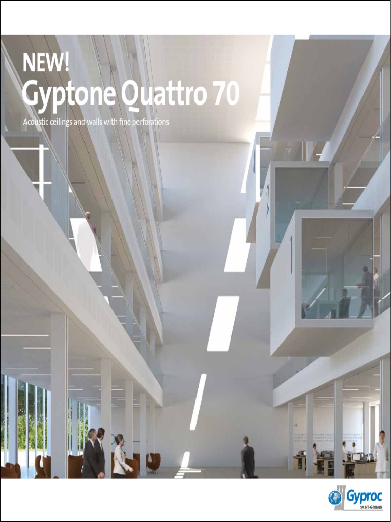 Gyptone Quattro 70: Acoustic Ceilings and Walls With Fine Perforations ...