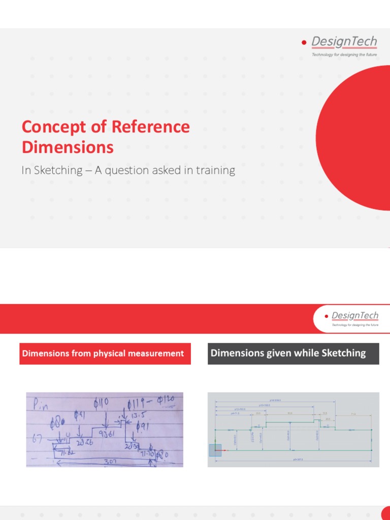 Concept of Reference Dimensions: in Sketching - A Question Asked in ...